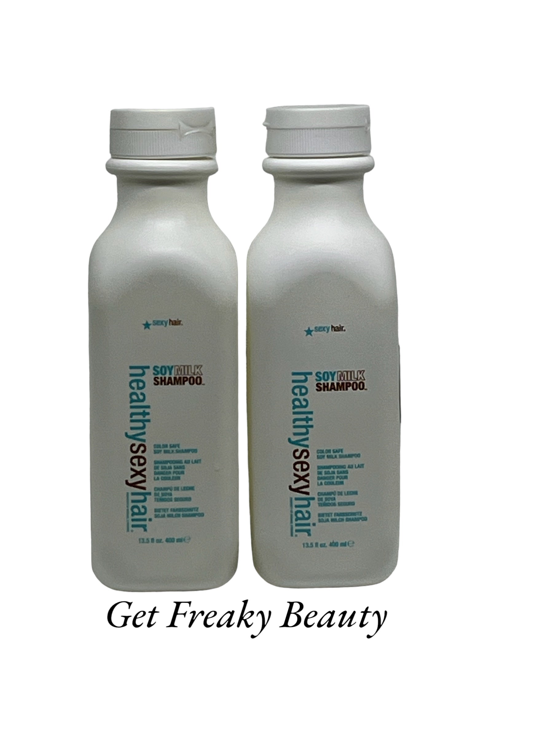 13.5 Healthy Sexy Hair Soy Milk Color Safe Shampoo. 2 Pack. 13.5 oz.