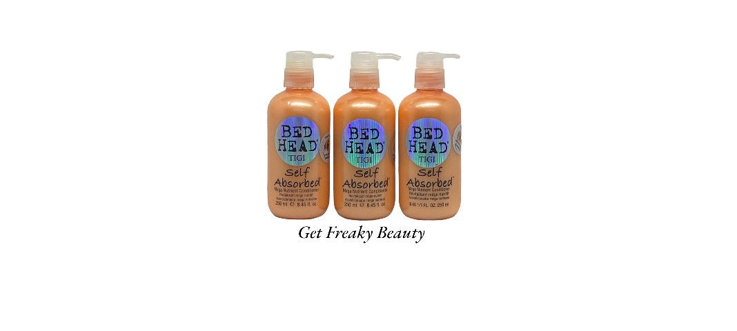 Tigi Bed Head Self Absorbed Mega Nutrient Conditioner. 3 Pack. 8.45 oz